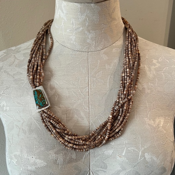 Jewelry | Vintage Ralph Sena Native American 15 Strand Heishi Necklace ...